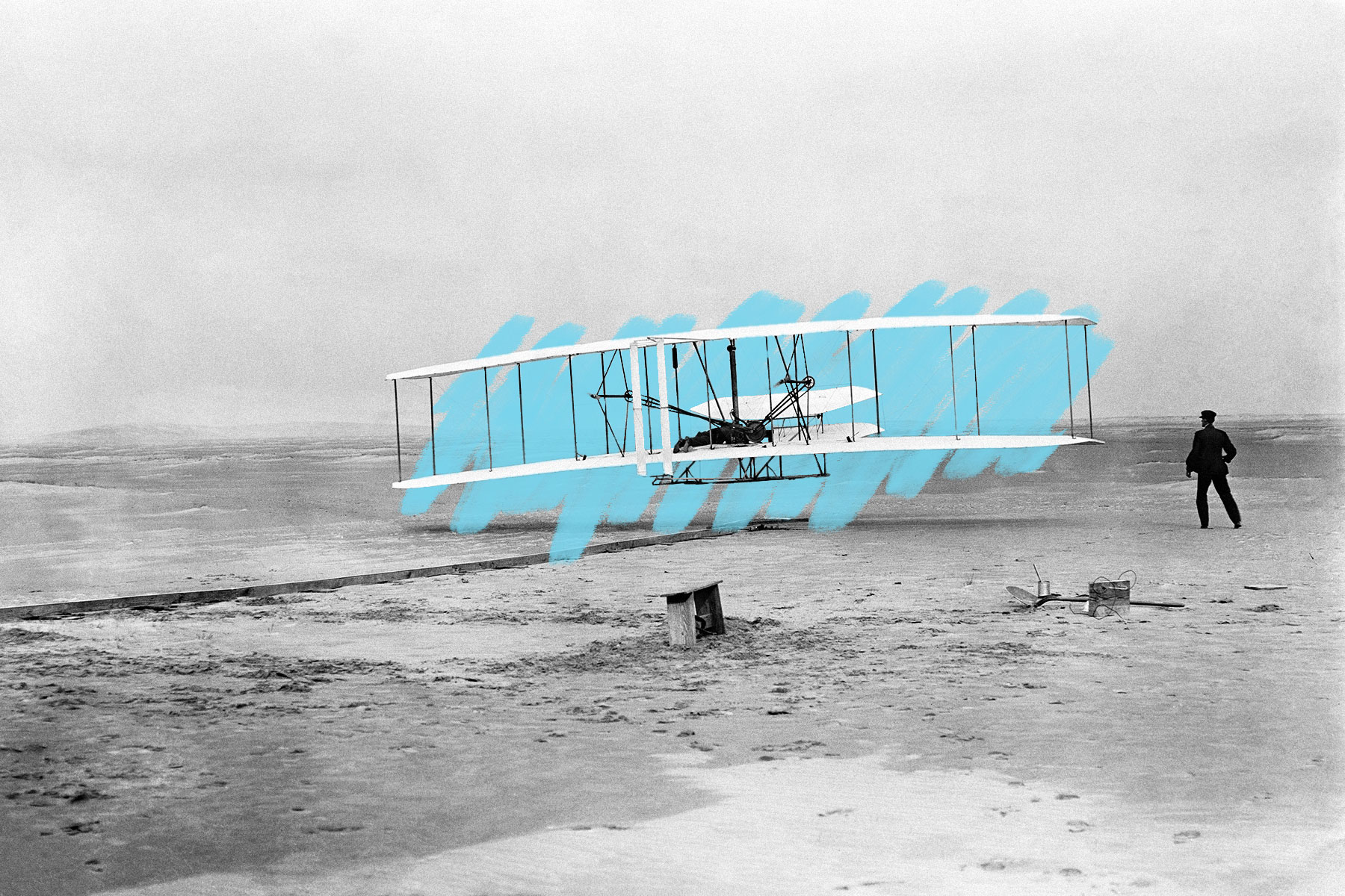 Parts from the original Wright Flyer have been to space. — History Facts