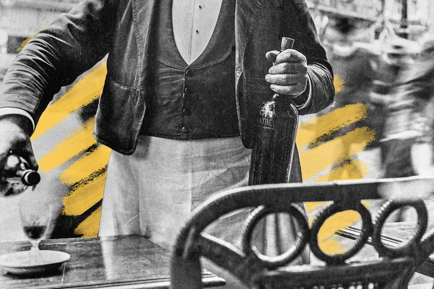 French waiters once went on strike for the right to grow mustaches ...