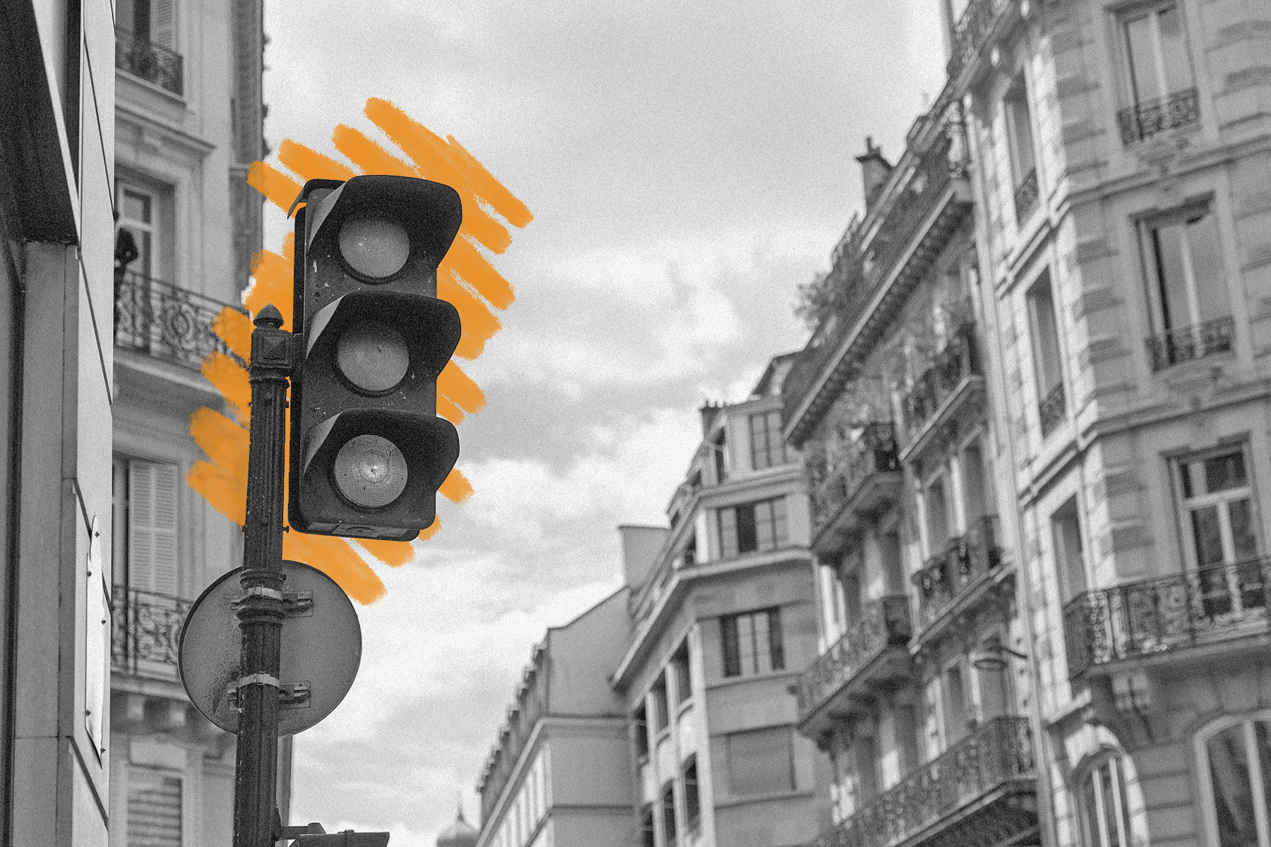 The first traffic light was illuminated with gas lamps. — History Facts