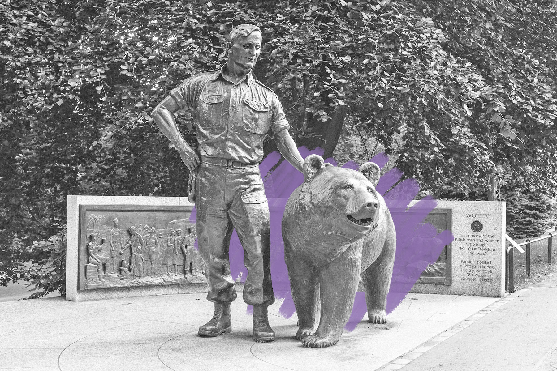 A brown bear became an army corporal during WWII. — History Facts