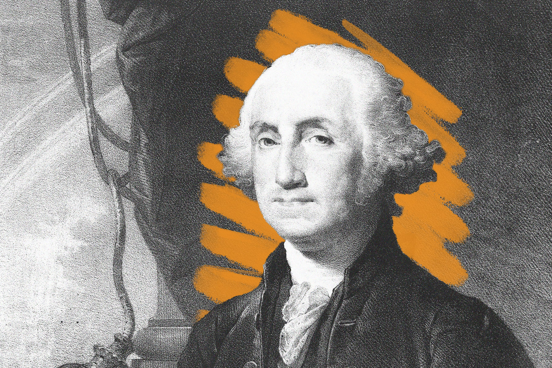 George Washington had reddish hair. — History Facts