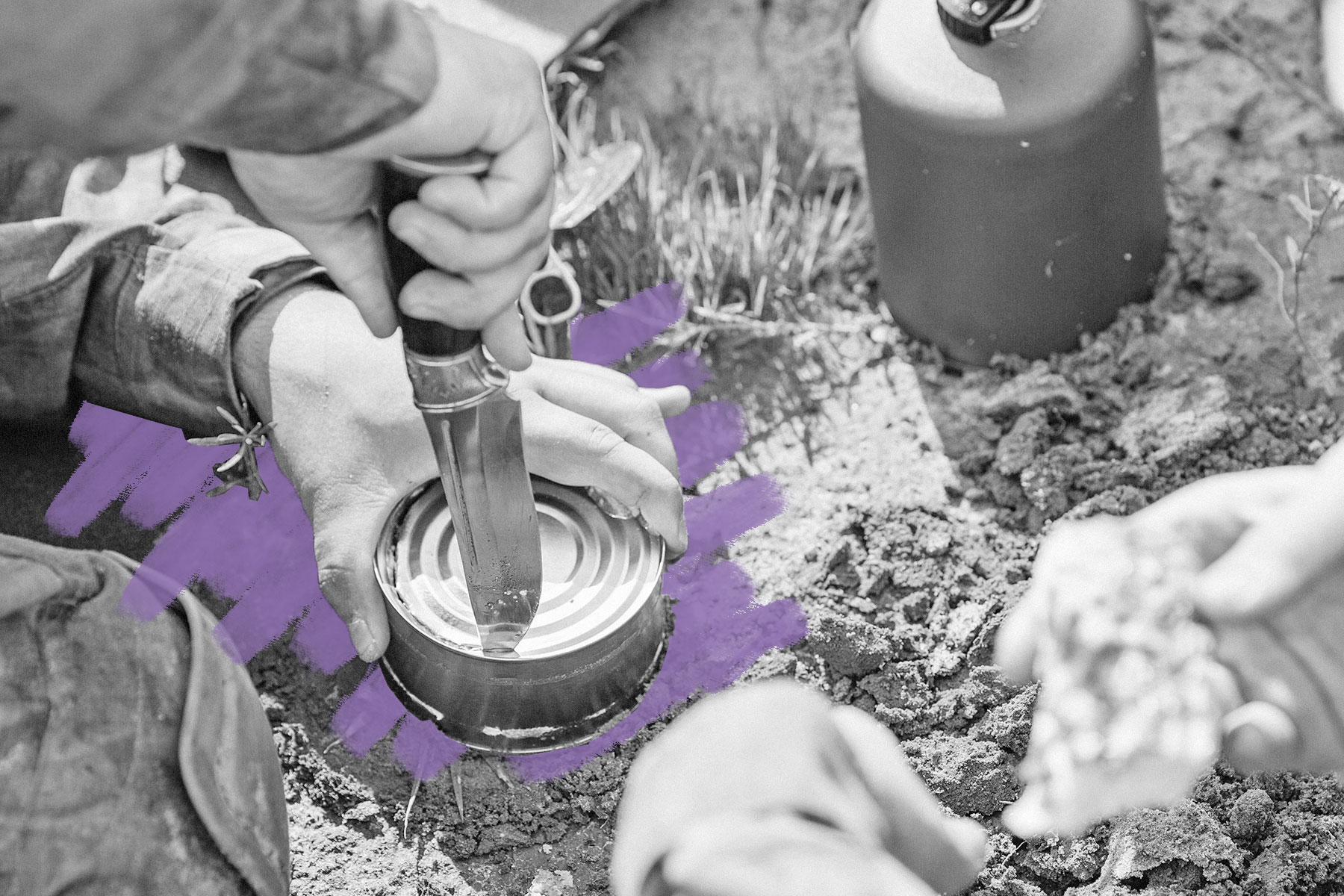 Canned food was invented for military use, but soldiers had to cut cans ...