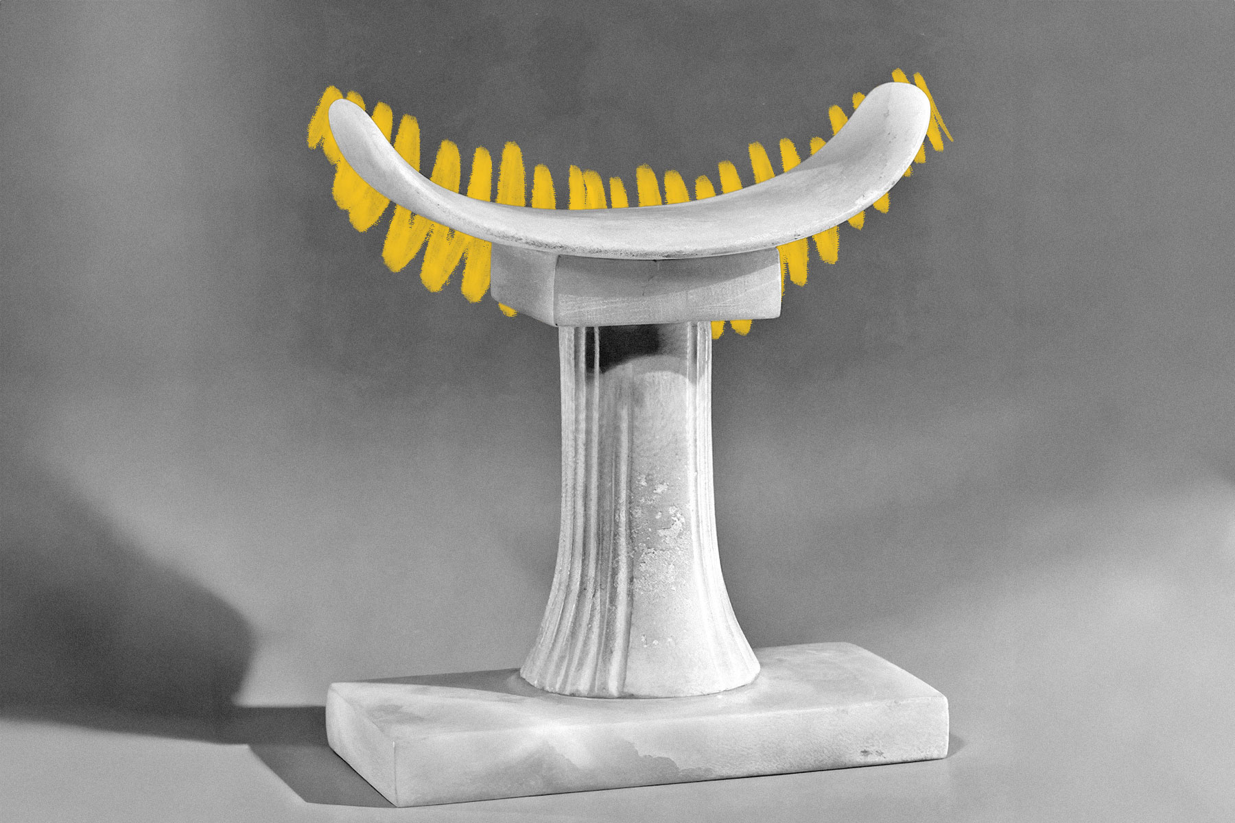 Ancient people slept on pillows made of stone. — History Facts