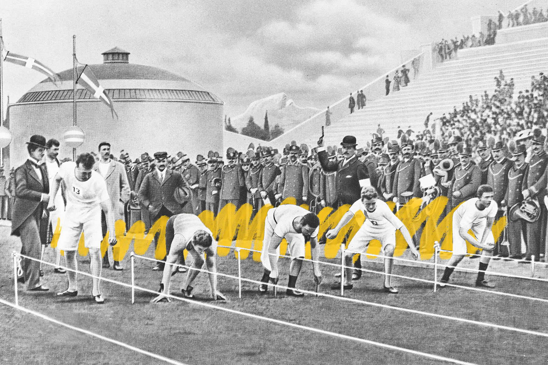 Winners received a silver medal at the first modern Olympics. — History ...