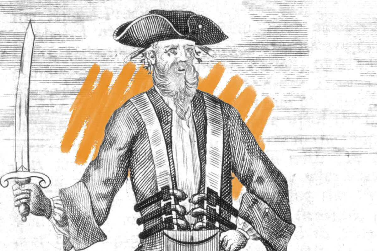 Blackbeard's ship sunk off the coast of North Carolina. — History Facts