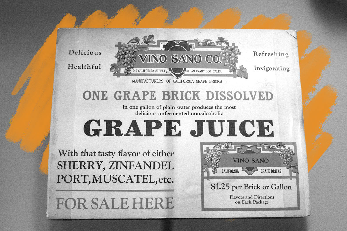 During Prohibition, grape juice had “warnings” describing how to ...