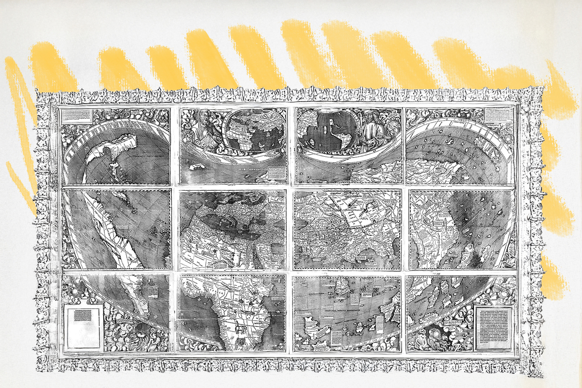 The first world map to mention ‘America’ was published in 1507 ...