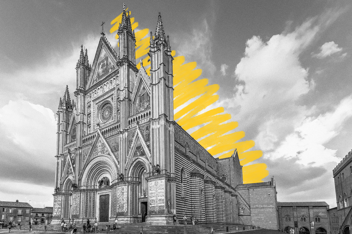 Medieval cathedrals were painted in vibrant colors — not gray stone ...